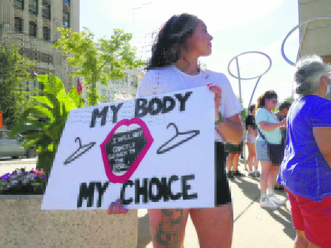 200 protest repeal of Roe in downtown Youngstown | News, Sports, Jobs ...